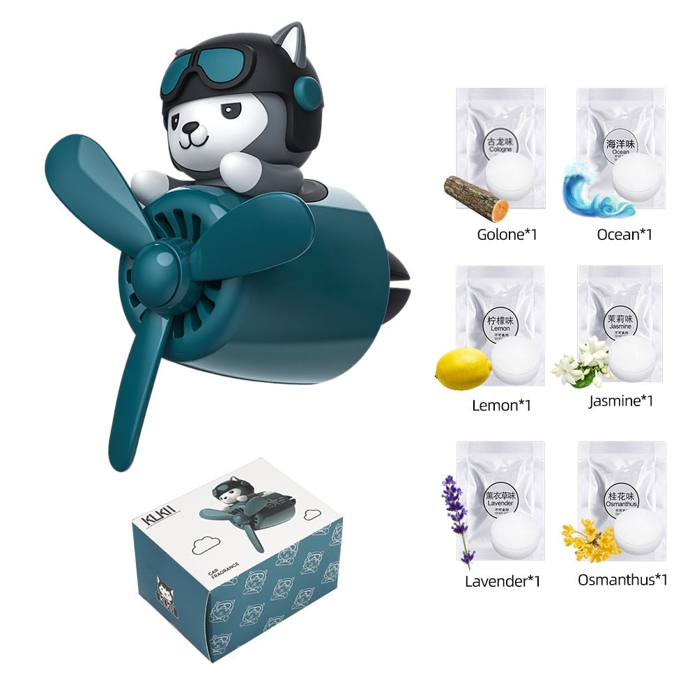Car Air Freshener: 6pcs Fragrance Tablets, Propeller Design – LightsBetter