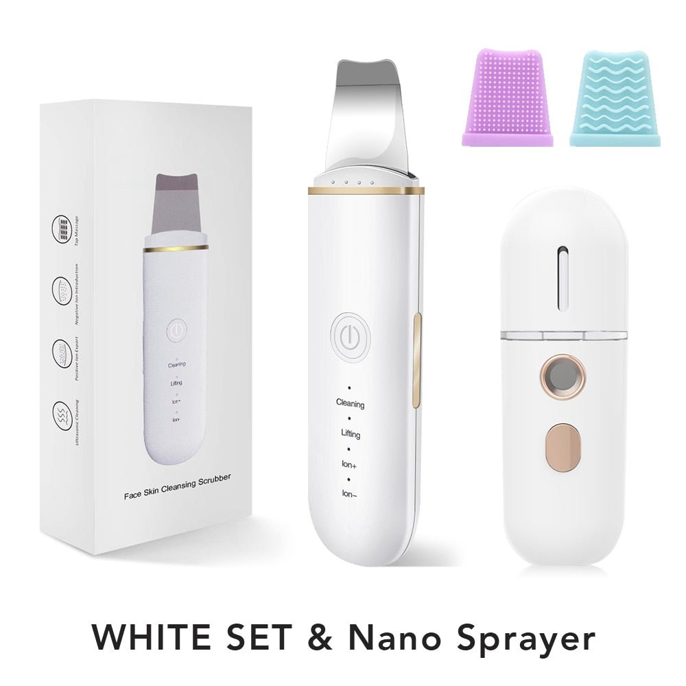 Ultrasonic Skin Scrubber Vibration Face Spatula – LightsBetter